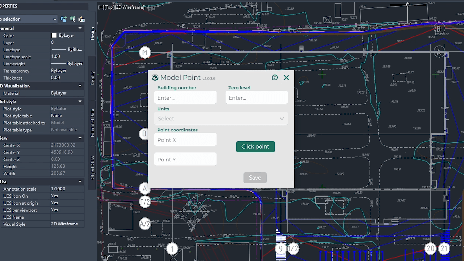 Revit automation plugins | Model Point plugin