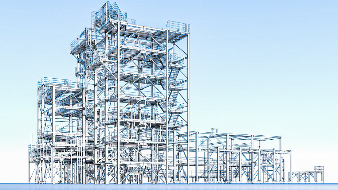 Structural steel design and analysis of a steel framework for boiler house