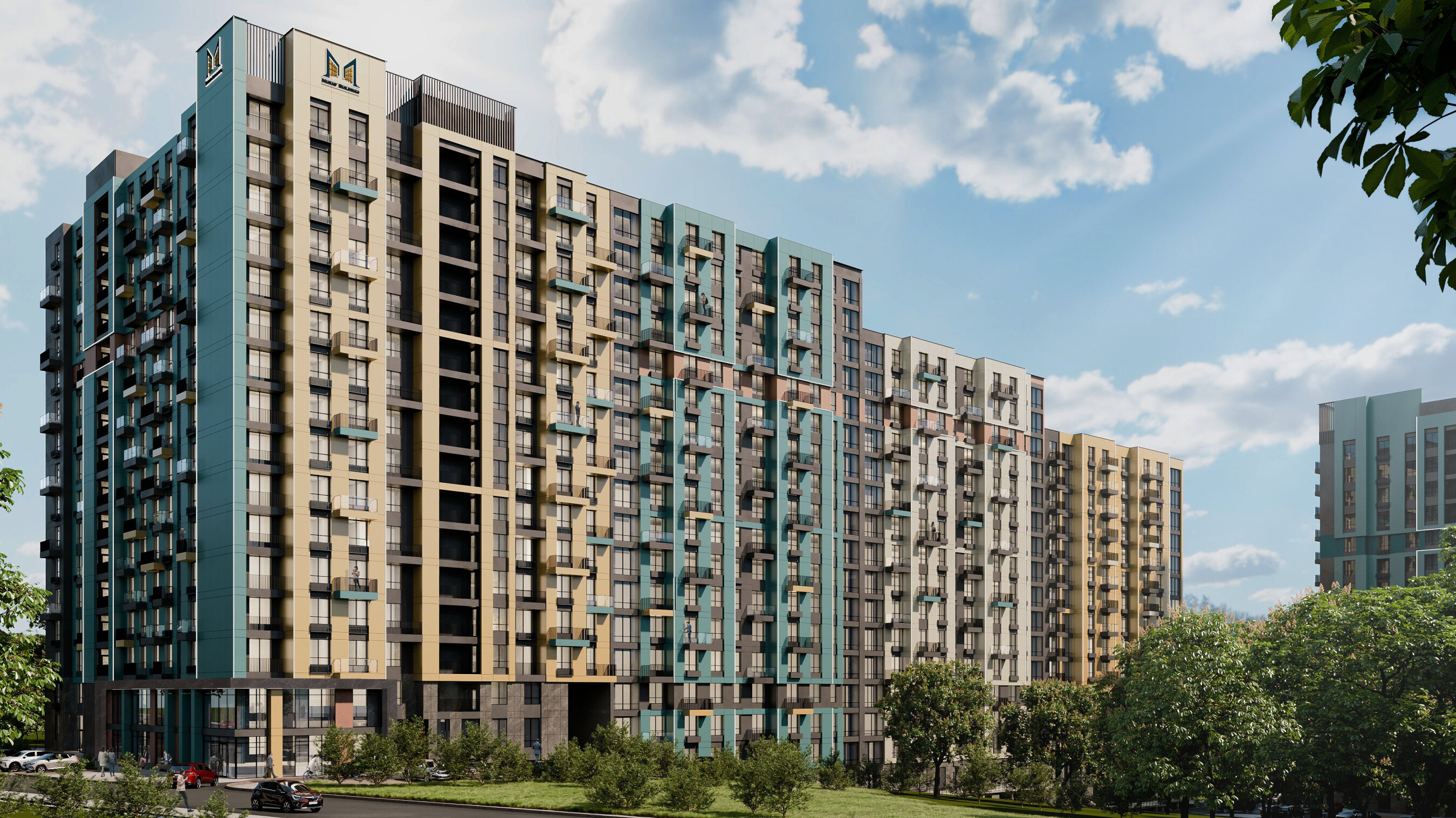 Uchtepa Residential Complex for Murad buildings 3D modeling
