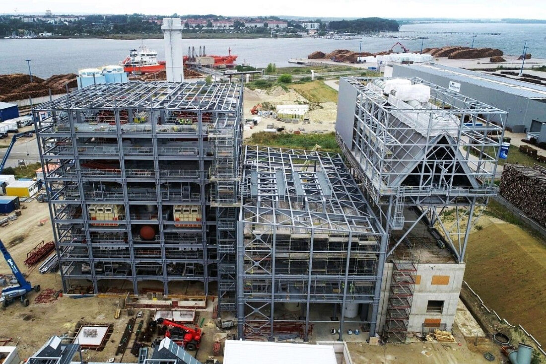 BIM design of a mini-CHP in Germany, construction supervision, new ...