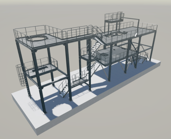 Steel structural desing in Tekla for small and medium size structures