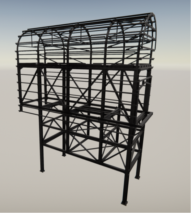 Steel structural desing in Tekla for small and medium size structures