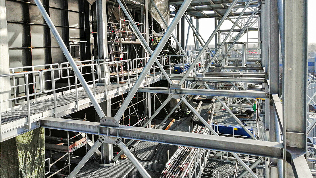 Structural steel design and analysis of a steel framework for boiler house