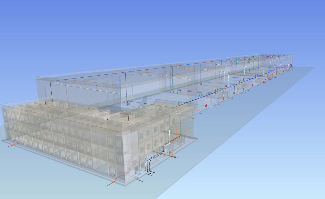 Steel structural design of aircraft maintenance complex
