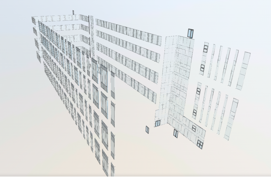 Facade modeling in London, LOD 400