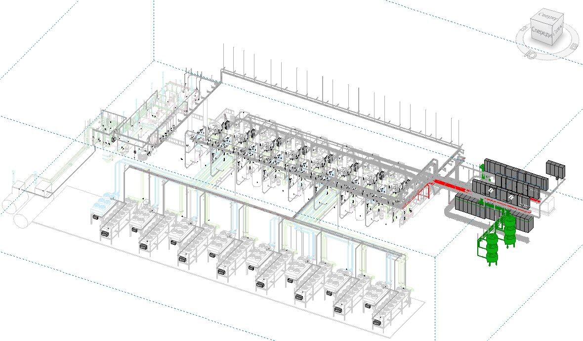 Electrical infrastructure for thermal power plant