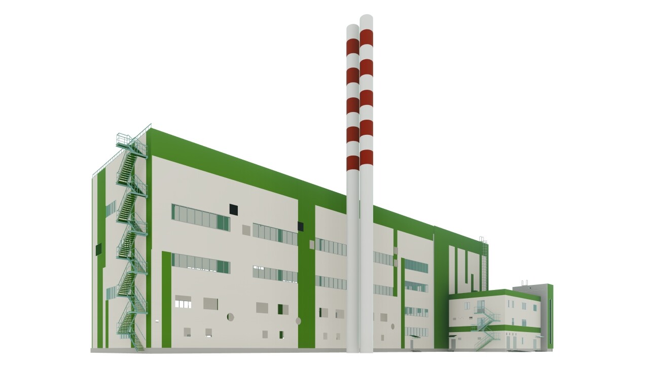 BIM design and construction of an mini-CHP