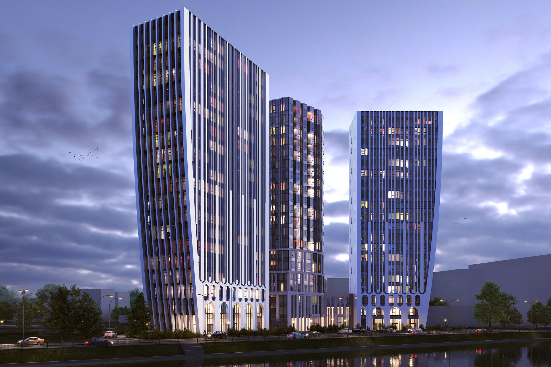 Design and planning of Ankhor Residential Complex in Tashkent, Uzbekistan
