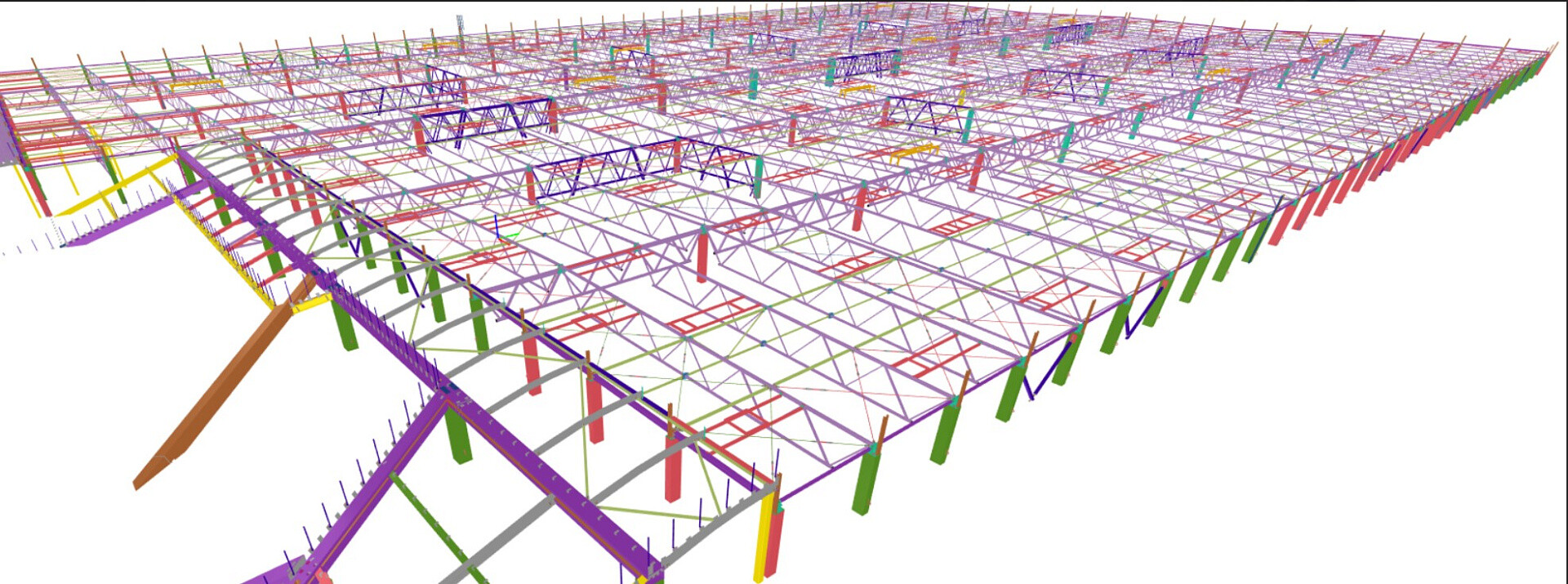 Steel structural desing and calculations for warehouse with steel ...