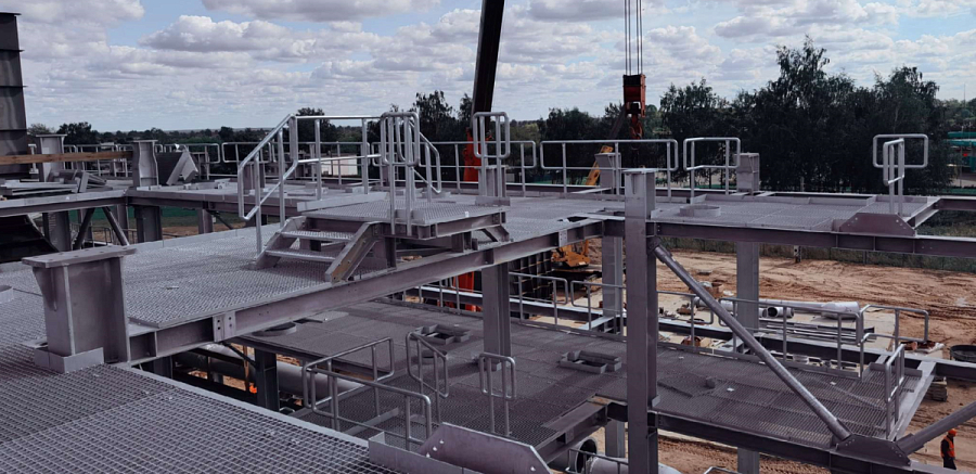 Erection drawing for steel structures