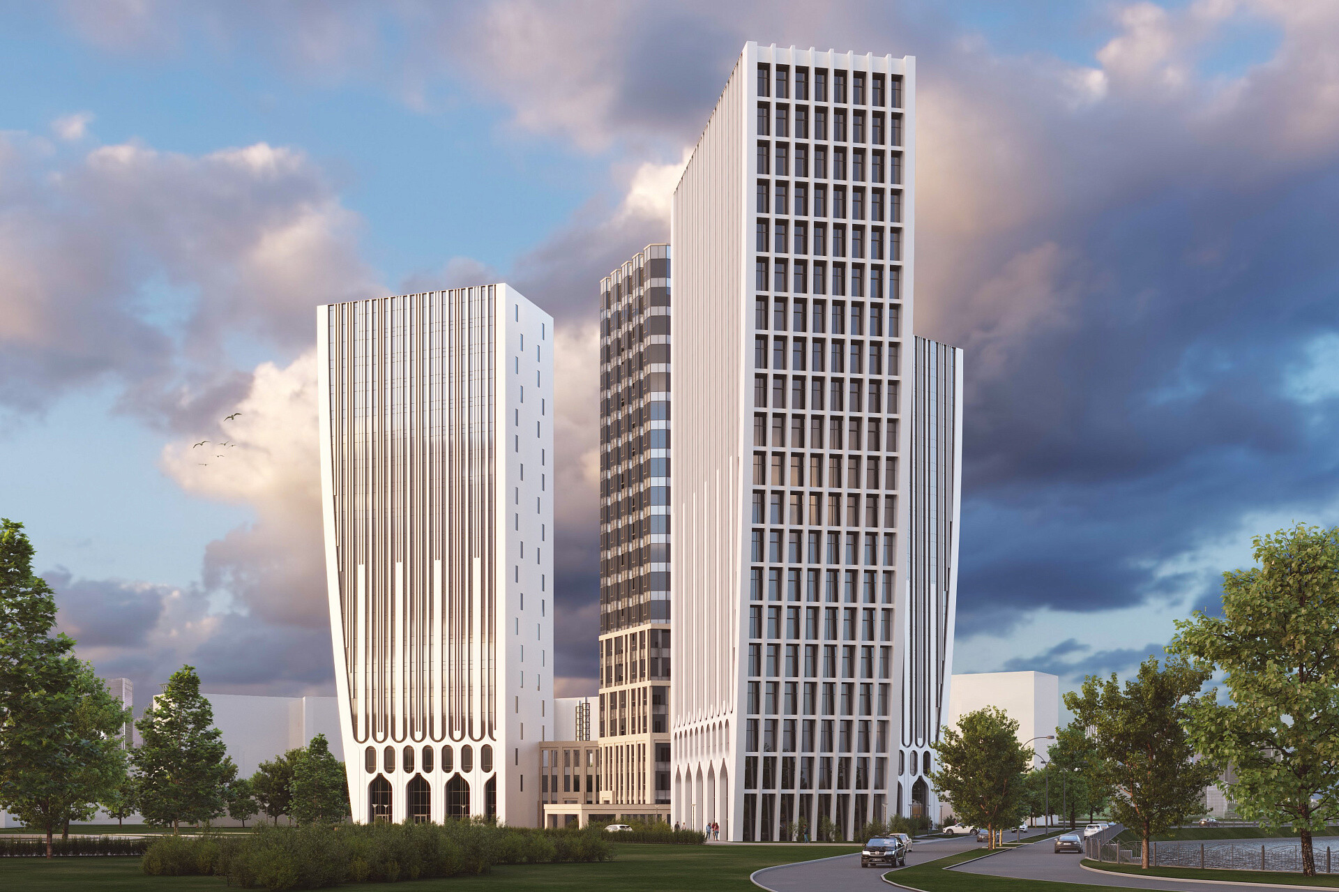 Design and planning of Ankhor Residential Complex in Tashkent, Uzbekistan