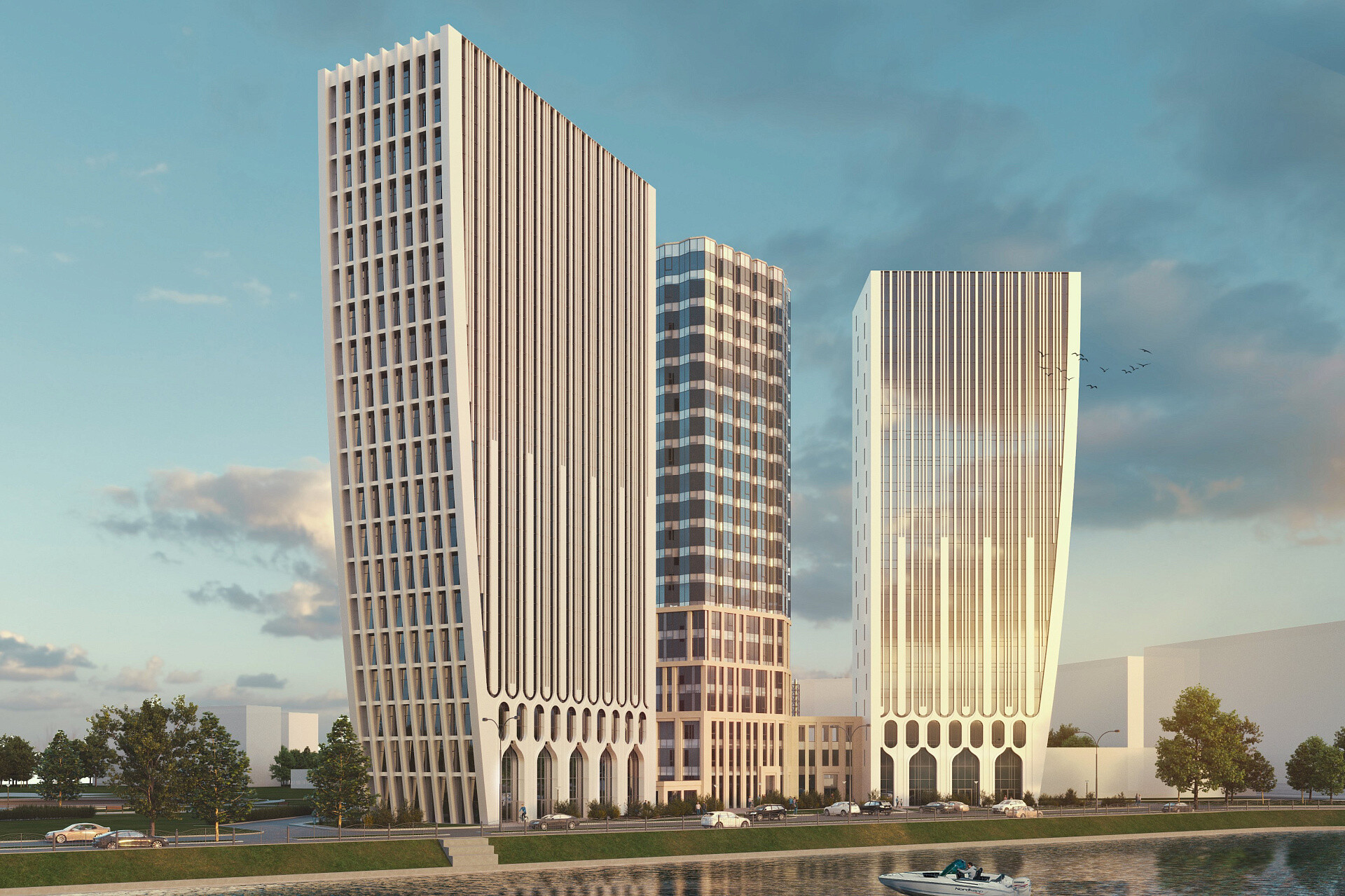 Design and planning of Ankhor Residential Complex in Tashkent, Uzbekistan