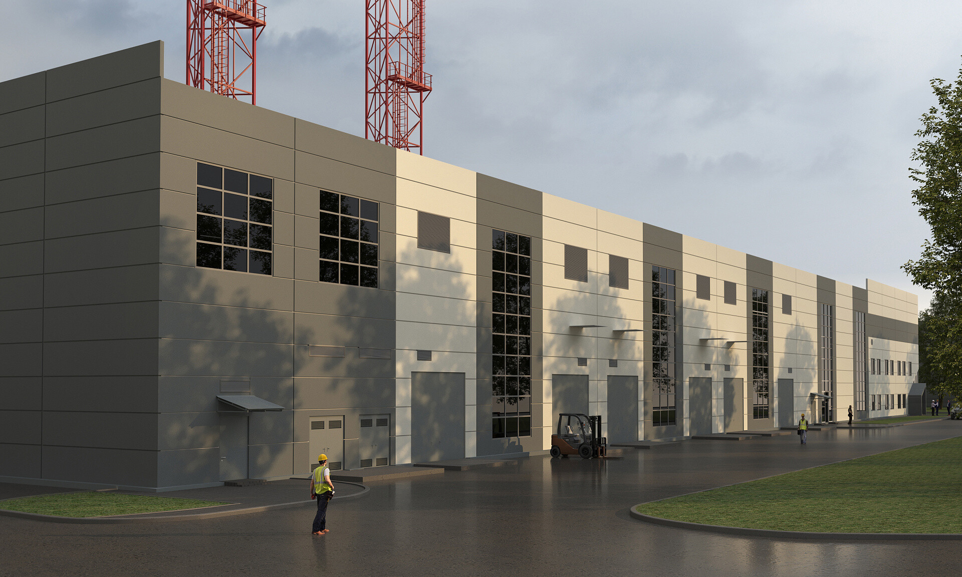 CHP on wood chips BIM design | Architecture, structural design, MEP
